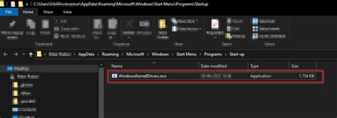 Figure 5 Information Stealer Executable In Start Up Folder Cyble