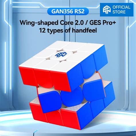 [gan Official Store] Gan 356 Rs 2 Speed Cube 3x3 Gans 356rs2 Magic Cube