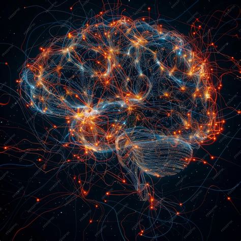 Premium Photo Spread Of Digital Brain Connections Artificial Intelligence And The Idea Of