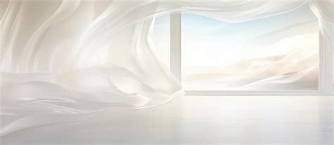 Premium Photo White Interior Abstract With Translucent Layers