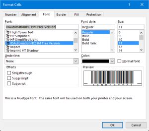 How To Get Barcode Font In Excel Earn And Excel