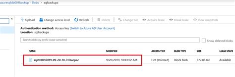 Creating An Azure Sql Database Backup Via Powershell Stefano Demiliani