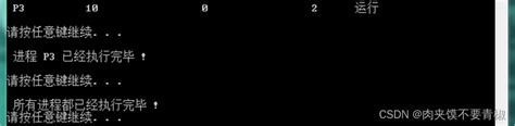 操作系统实验2——进程调度算法的模拟实现简单轮转调度算法模拟进程调度 Csdn博客