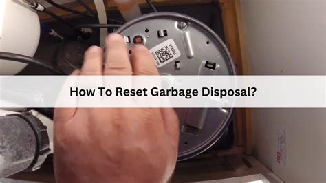 Insinkerator Garbage Disposal Reset Button