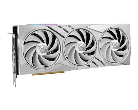 Видеокарта GF RTX 4070 Ti Super 16GB GDDR6X Gaming X Slim White MSI ...