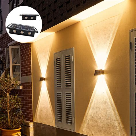Solar Outdoor Wall Light Peachloft