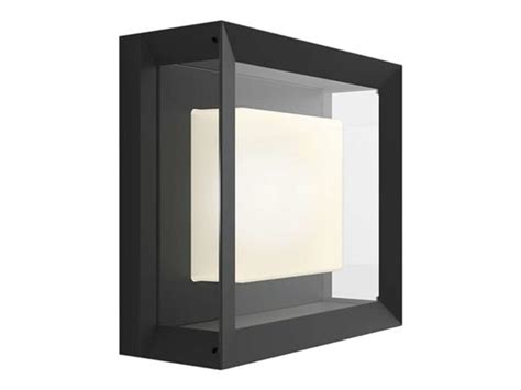 Philips Hue Econic Wall Lantern Black Square Ee Store