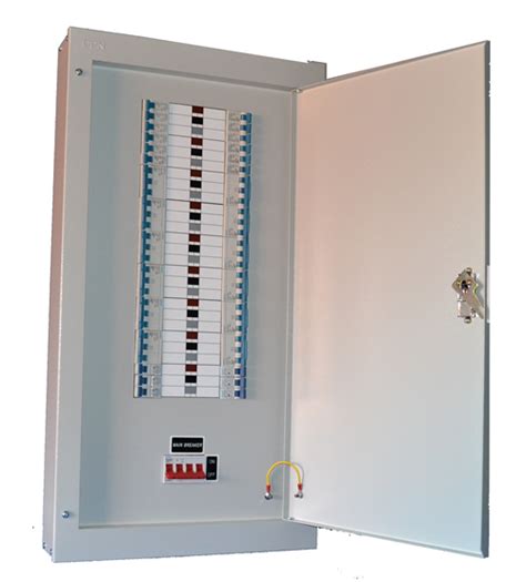 Powertec 12 Way 100a Three Phasetpn Distribution Board Cw Mcb