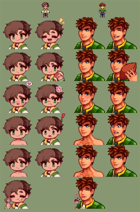 스타듀밸리 All Npc 캐릭터 초상화 리텍스쳐 모음 네이버 블로그