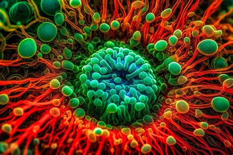 Premium Photo Unveil The Vibrant Colors And Patterns Of Bacteria And