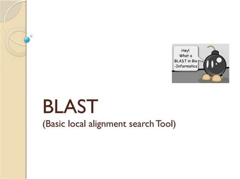 Blast Basic Local Alignment Search Tool Pptx