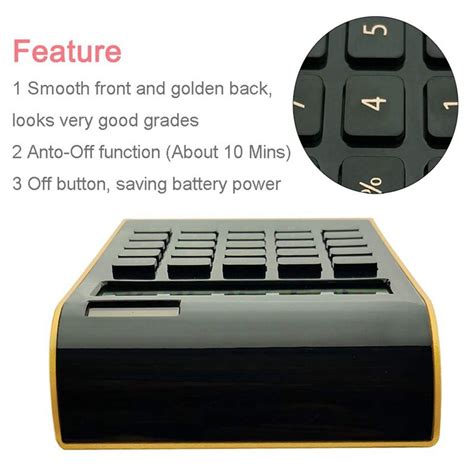 desktop calculator 10 digit dual power handheld d vicedeal