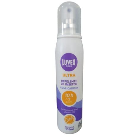 Kit 2 Peças Repelente Luvex 10 Horas Gold 110ml Ultra Spray Prosek Epi