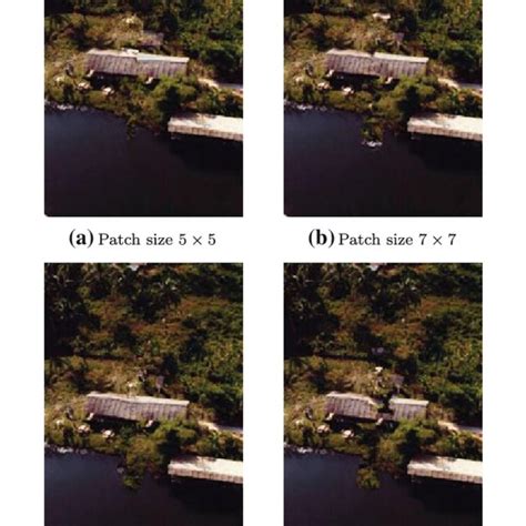 Results By Considering Different Patch Sizes Download Scientific Diagram