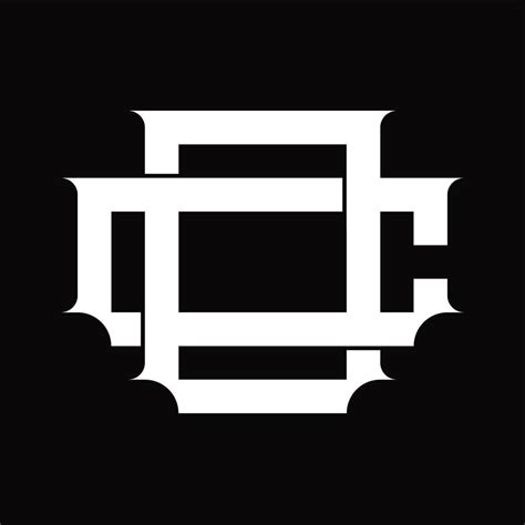 Co Logo Monogram With Vintage Overlapping Linked Style Design Template 16574874 Vector Art At