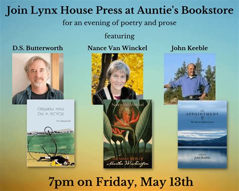 Tonight At Aunties Bookstore R Spokane