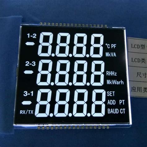 customize 7 segment lcd display oem odm customized va lcd display