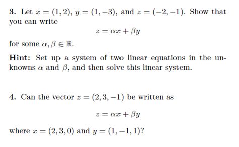 Solved In Exercises 1 3 Find A Nonzero Vector That Is Chegg Com