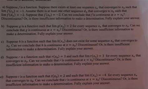 solved a suppose fis a function suppose there exists at