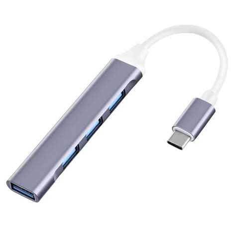 4 Poort Type C Usb Hub Usb3 0 Usb Splitter Otg Ada Grandado