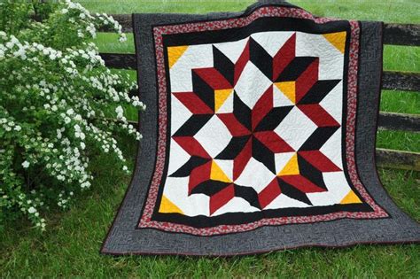 Carpenter Star Quilt Made By Tammy Caple Using Hst Half Square Triangles In 2024 Quilts