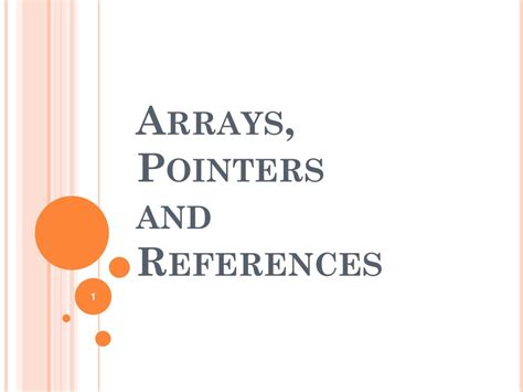 ppt mastering arrays pointers and references in c powerpoint presentation id 2096127