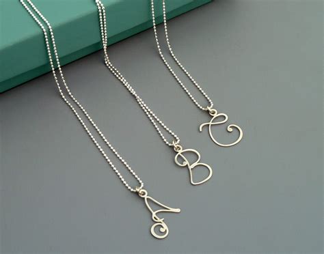 Initial Pendents Small Initial Pendant 12 Tall 46