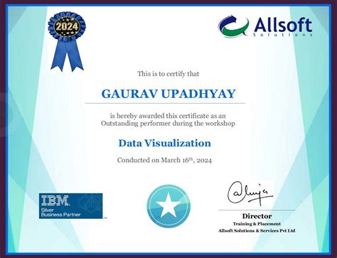 gaurav upadhyay on linkedin completed my data visualisation workshop with ibm