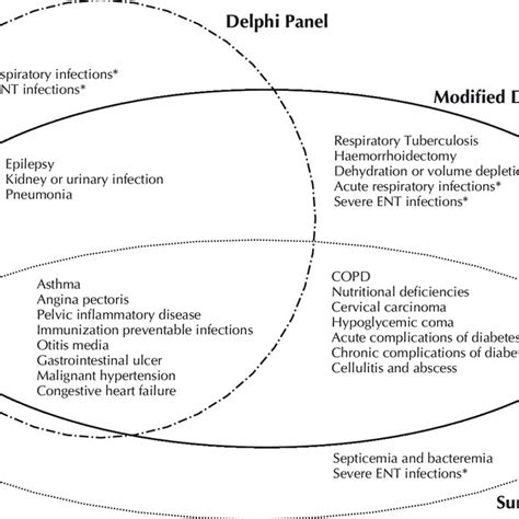 Modified Delphi Delphi And Survey Based Panels Definition Of