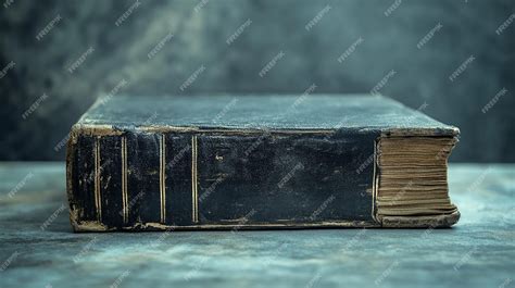 Mysterious Book Enigmatic Dark Gray Book On White Background Premium