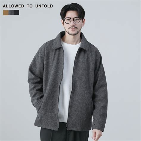 【楽天市場】ブルゾン アウター ジャケット メンズ 春 春服 秋 秋服 冬 冬服 長袖 テック メルトン ジップ イージーケア ウォッシャブル