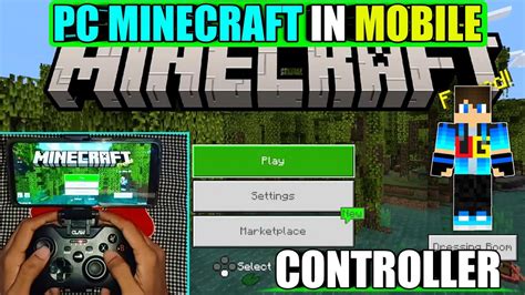 How To Play Minecraft Pe With Controller 🎮 | Pc Minecraft In Mobile ...