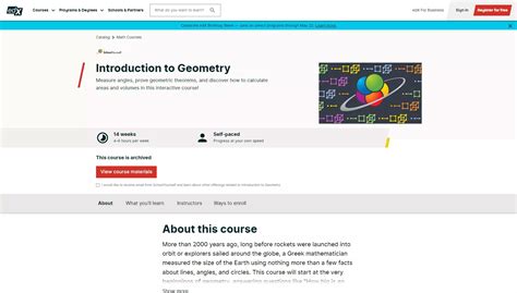 9 Best Online Geometry Courses In 2023