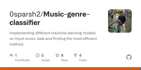 GitHub Sparsh Music Genre Classifier Implementing Different Machine Learning Models On