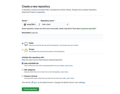 how to host helm chart repository on github