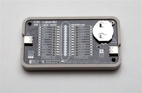 caberqu usb c cable tester case by whity download free stl model