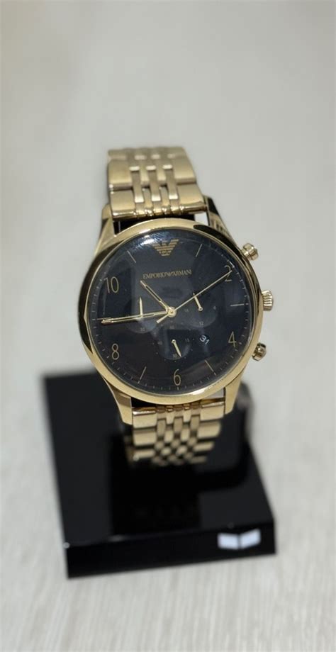 Emporio Armani Gold Watch Authentic Luxury Watches On Carousell
