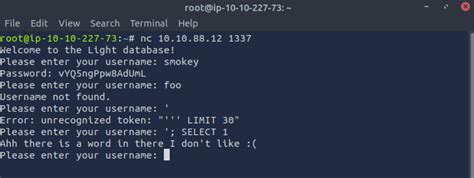 Light — Tryhackme Challenge In This Article I Share My Approach To