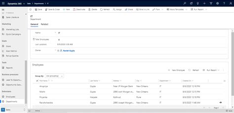 Opening A Sub Grid Record In A Pop Up Window In Dynamics 365