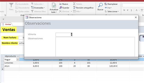Abrir Un Campo De Un Registro En Un Subformulario Microsoft Access