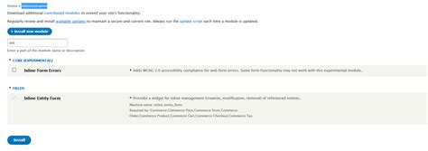 8 Module Version Is Not Available In The List Of The Installed