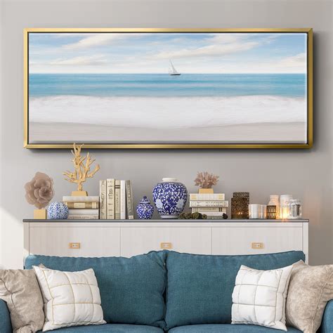 Wexford Home Beach Framed Canvas Wayfair