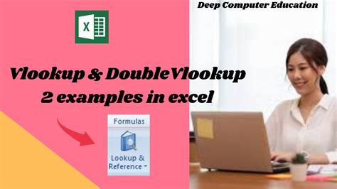 Vlookup And Double Vlookup With 2 Examples In Excel Vlookup Between Two Worksheets Double