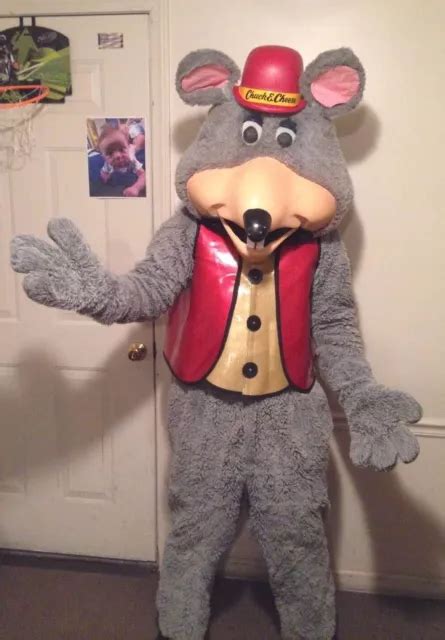Vintage Og Chuck E Cheese Mascot Walkaround Costume Complete Not On Pawn Stars £949968