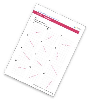 Vectors Worksheet GCSE Maths FREE Third Space Learning