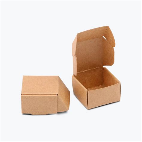 Small Treat Brown Boxes Refine Packaging