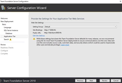 Instalación En Un único Servidor Azure Devops Microsoft Learn