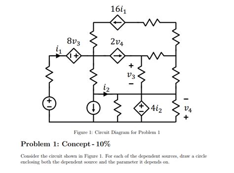 solved figure 1 circuit diagram for problem 1 problem 1