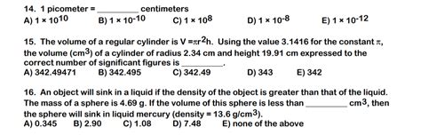 Solved 1 ﻿picometer