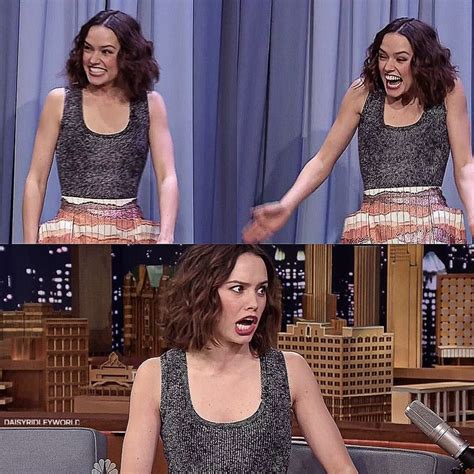 Behind The Scenes With Daisy Ridley On The Jimmy Fallon Show